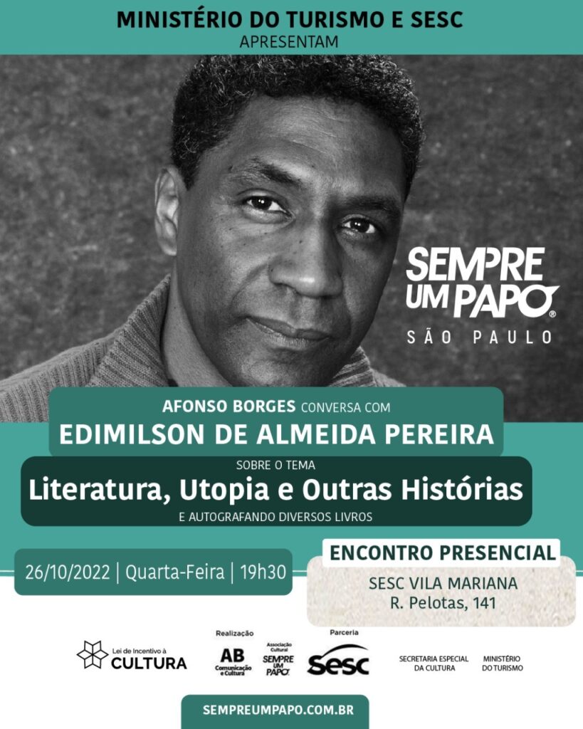 Sempre um Papo: Afonso Borges conversa com Edimilson de Almeida Pereira - Balada Literária